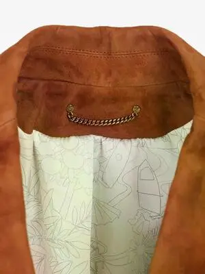 GOLDEN GOOSE Suede Single-breasted Blazer
