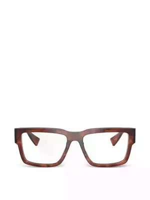 Miu Miu Rectangle-frame Glasses - Brown