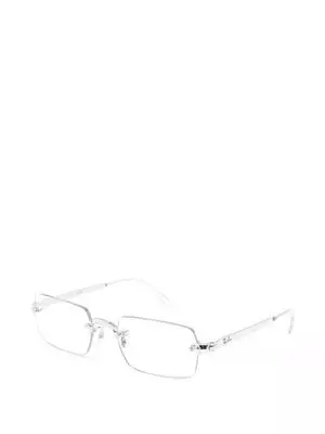 Ray-ban X Asap Rocky Rimless Rectangle-frame Glasses
