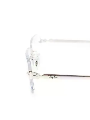 Ray-ban X Asap Rocky Rimless Rectangle-frame Glasses