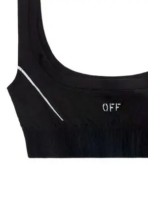 Off-White Off Stamp Seamless Bra