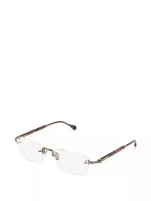 Matsuda Rimless Rectangle-frame Glasses