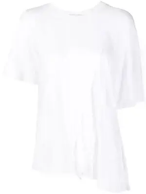 SJYP Logo-print Layering T-shirt