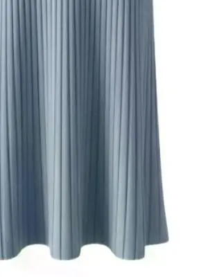 Gabriela Hearst Ribbed-knit Polo-collar Midi Dress - Blue