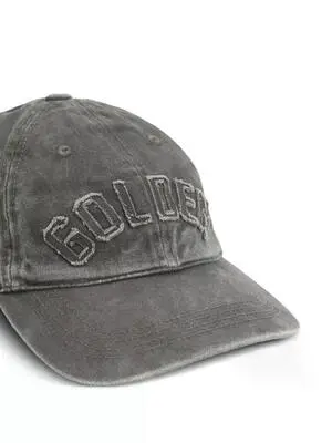 GOLDEN GOOSE Logo-appliqué Distressed Baseball Cap