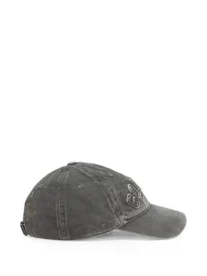 GOLDEN GOOSE Logo-appliqué Distressed Baseball Cap