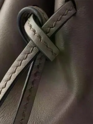 Prada Carry Mini Leather Handbag - Grey