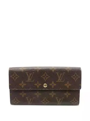 LOUIS VUITTON 2005 Sarah Monogram Wallet - Brown