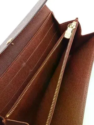 LOUIS VUITTON 2005 Sarah Monogram Wallet - Brown