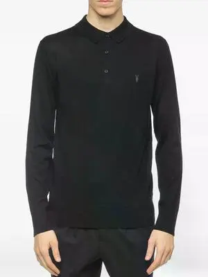 ALLSAINTS Mode Long-sleeved Polo Shirt