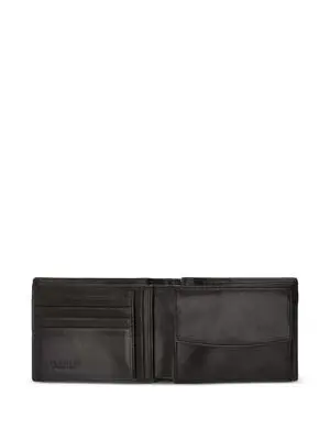 THE BRIDGE Logo-embossed Leather Wallet - Black