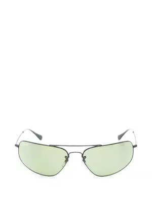 Ray-ban Pilot-frame Double-bridge Sunglasses - Black