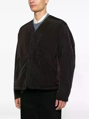 RANRA Logo-embroidered Zip-up Jacket