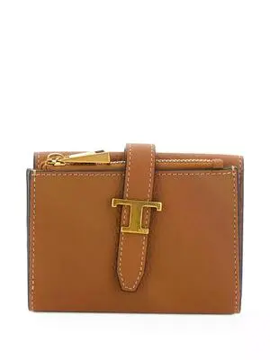 TOD'S T-detail Wallet - Brown
