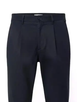 CELLAR DOOR Pleated Detail Turn-up Trousers