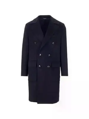 AL DUCA D’AOSTA 1902 Double-breasted Notch-lapel Coat - Blue