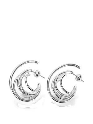 PANCONESI Small Orbit Multi-hoop Earrings - Silver
