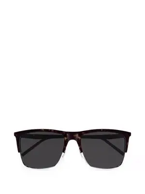 Saint Laurent Square-frame Sunglasses - Brown