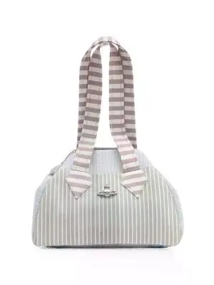 VIVIENNE WESTWOOD Medium Yasmine Archive Striped Tote Bag