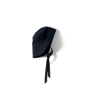Miu Miu Wide-brimmed Poplin Bucket Hat - Navy
