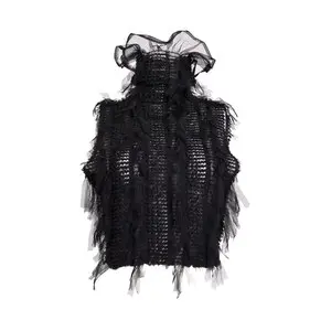 SARAH REGENSBURGER Goddess Top - Black