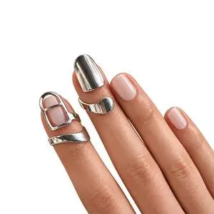 NOWART JEWELRY Nail Art Ring - Silver