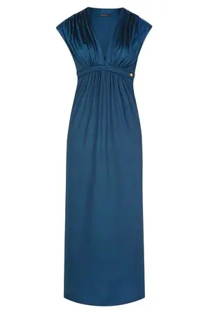 CHIC BY LIRETTE Kimono Dress Natural Teal - Blue
