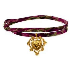 JUNIE Purple / Brown The Sienna Choker Mexico - Purple/brown