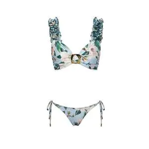 NUR KARAATA Sun Poetry Bikini - Blue