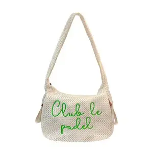 LILLY LOVES Club Le Padel Gym Bag - White