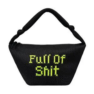 LILLY LOVES Full Of Shit Gym Bag - Black