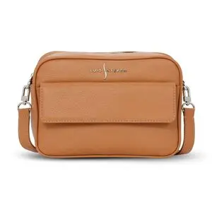LUIS STEVEN Camera Bag Tan Pebble - Brown