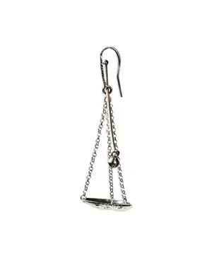 GIUNIA Bilancia Single Earring - Silver