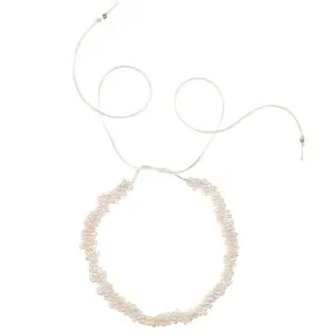 OSCARMORRIS Neutrals Lune Necklace - Yellow