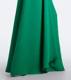 Valentino Garavani Cady Couture Crystal-embellished Silk Gown
