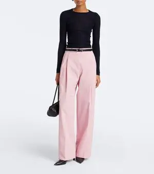 JIL SANDER Ribbed-knit Wool Sweater