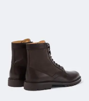 Brunello Cucinelli Leather Lace-up Boots