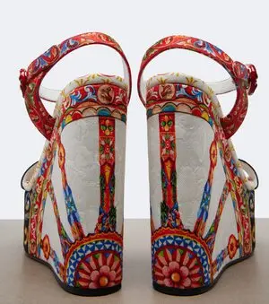Dolce & Gabbana Carretto Platform Sandals