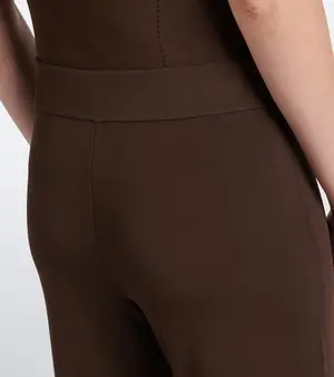 JOSEPH Zeta Knitted Cropped Straight Pants