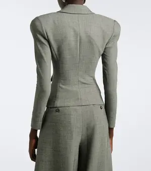 Magda Butrym Herringbone Wool-blend Jacket