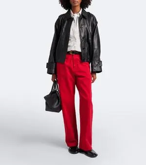 RÓHE Leather Blouson Jacket