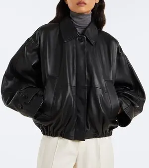 RÓHE Leather Blouson Jacket