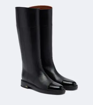 Valentino Garavani Leather Knee-high Boots