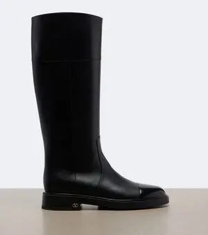 Valentino Garavani Leather Knee-high Boots