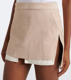 Rick Owens Suede Mini Skirt