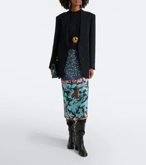 Dries Van Noten Leather Knee-high Boots