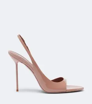 Paris Texas Lidia Patent Leather Slingback Sandals - Pink