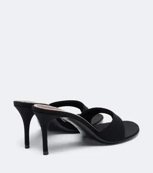 Magda Butrym Satin Thong Sandals