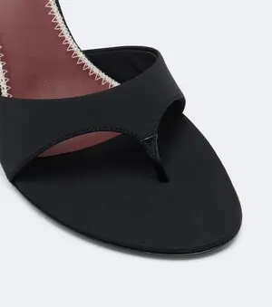Magda Butrym Satin Thong Sandals