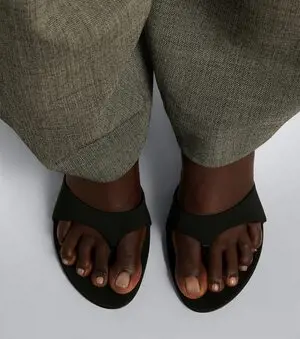 Magda Butrym Satin Thong Sandals